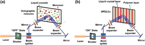 Scheme 1 Schematic Illustration Of The Holographic Recording Of