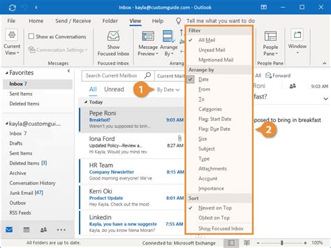 How To Sort Emails In Outlook