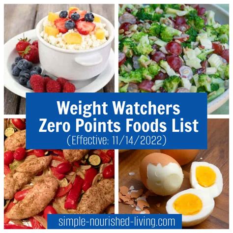 Latest Ww Zero Points Foods List Simple Nourished Living