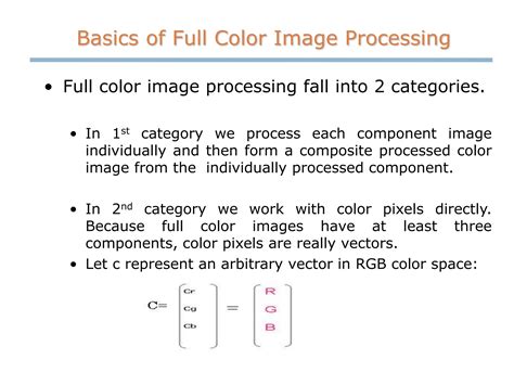 Color Image Processingppt