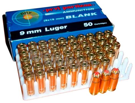 Патрон холостой PPU Luger (9x19 мм) — Интернет-магазин ZBROIA — ZBROIA