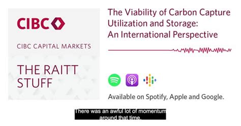 Cibc Capital Markets On Linkedin Carboncapture Ccus Netzero
