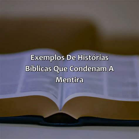 O Que A Bíblia Fala Sobre Mentira Bíblia Da Bíblia