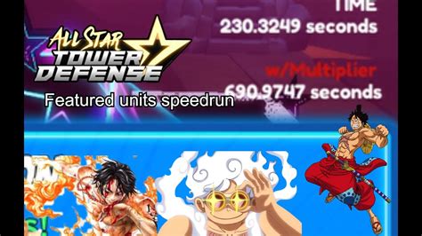 ASTD Mythical Freedom Speedrun With FEATURED UNITS ONLY YouTube