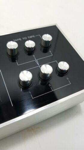 Sony Sb Tape Deck Recorder Tapecorder Selector Switch Box Sb Vintage