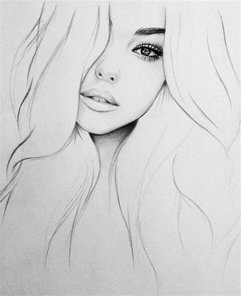 Realistic Girl Sketch