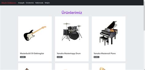 Github Enqinsel Music Shop