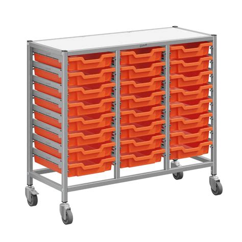 Dynamis High Density Storage Collection Medium Triple Cart Set With 2