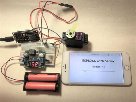 Arduino筆記75：nodemcu使用網頁滑桿控制伺服馬達轉動