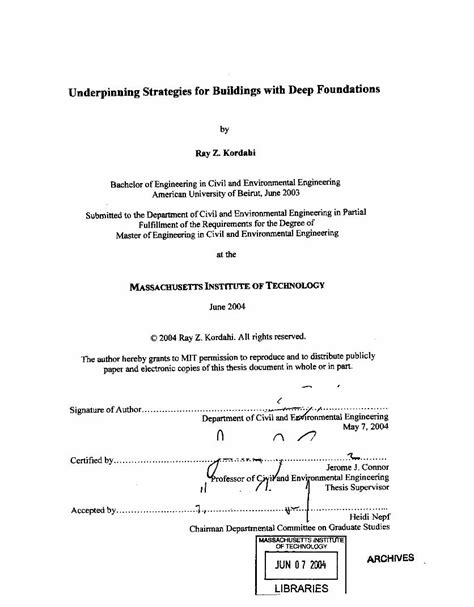 Pdf Underpinning Strategies For Buildings With Deep Foundations