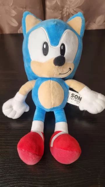 Sonic The Hedgehog Sonic Sega 12 Plush Soft Toy Teddy Collectors