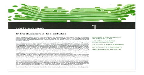 Introducción A La Biologia De La Célula Alberts Capitulo 1 Pdf