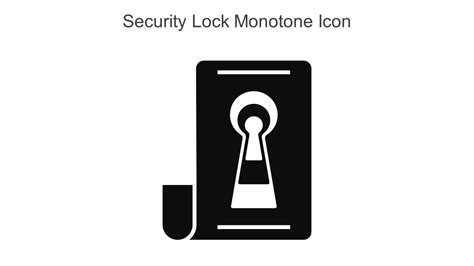 security lock monotone icon in powerpoint pptx png and editable eps