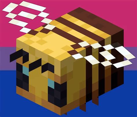Pride Bees Beeisexual Minecraft Mod