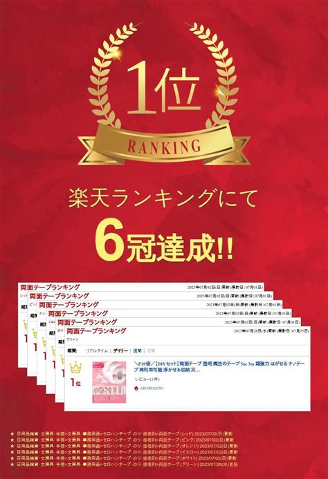 【楽天市場】赤字覚悟！880円 ／【2個セット】両面テープ 魔法のテープ 3m 2m 超強力 はがせる ナノテープ 再利用可能 浮かせる収納