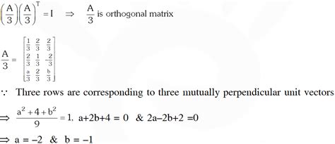 Matrices JEE Advanced Previous Year Questions With Solutions