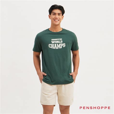 Penshoppe Undisputed World Champs Regular Fit Graphic T Shirt For Men