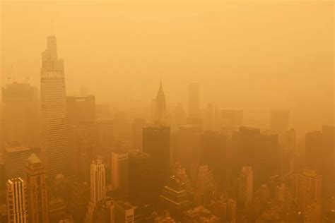 Nueva York Las Apocalípticas Fotos De La Ciudad Cubierta Por Humo Ohlalá