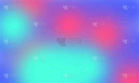 高斯模糊背景插图设计与组合明亮的颜色