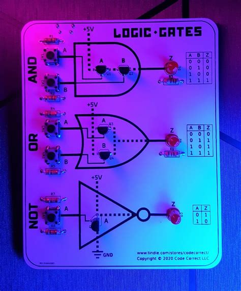 Logic Gates Learning Kit 2 Transistors Pre Assembled 4835879437
