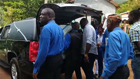 Graveside For Albert Shane Farquharson Youtube