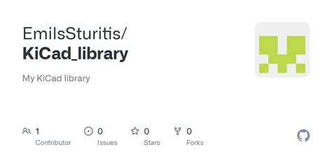 Github Emilssturitis Kicad Library My Kicad Library