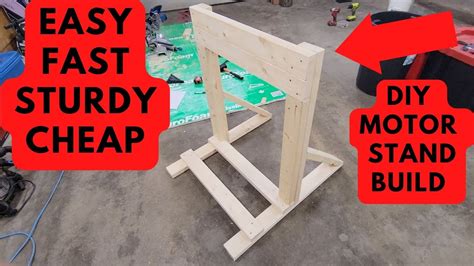 Homemade Outboard Motor Stand Plans