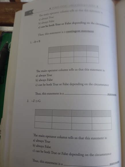 Solved True Or False Depending On The Til Always False C Chegg