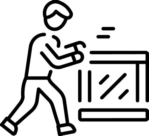 A Line Style Icon Showing Applied Force 67415589 Vector Art At Vecteezy