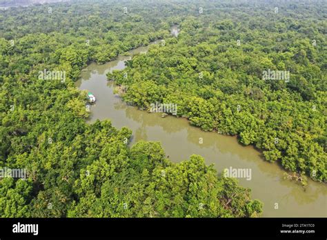 Khulna Bangladesh November 24 2023 Aerial View Of The Sundarban