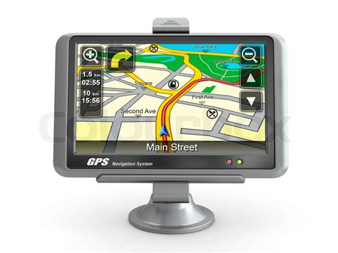 Navigation System Gps D Stock Image Colourbox