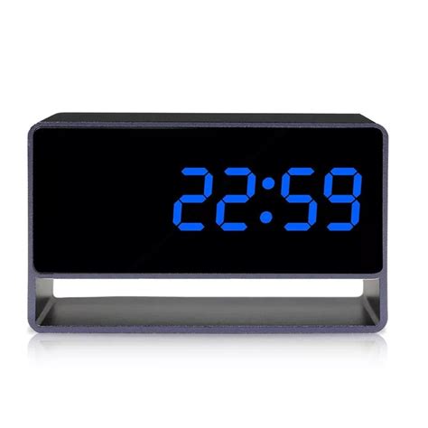 1 Wifi Wireless Table Clock Spy Camera With Night Vision Spy World