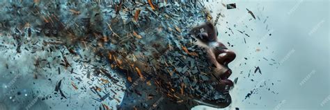 Premium Photo A Persons Thoughts And Emotions Are Like A Jumbled Mess Representing The Chaos