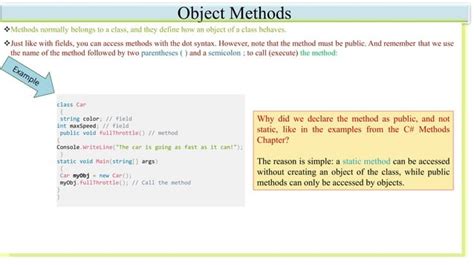 Oop In C Classes And Objects Ppt
