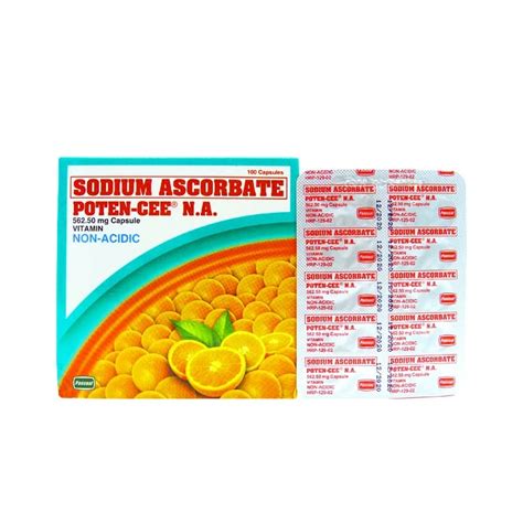 Potencee Sodium Ascorbate Non Acidic 20 Capsules Lazada Ph