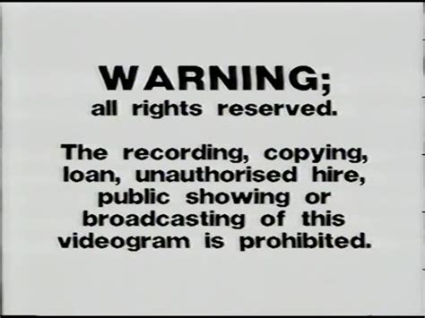 3m Video Uk Warning Screen Audiovisual Identity Database