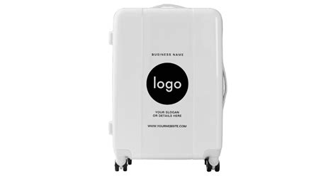 Business Logo Company Branded Luggage Zazzle