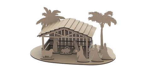 Digital Template Cnc Router Files Christmas Cnc For Wood Las Inspire