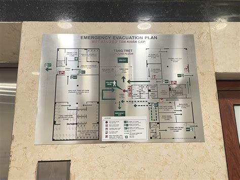 Quy định về sơ đồ chỉ dẫn thoát nạn mới nhất