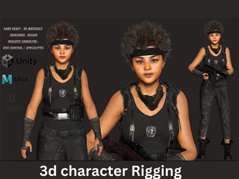 3d Character Rigging3d Character Concept Game Assets 3d Character