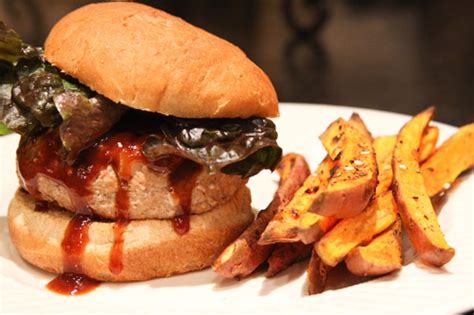Turkey Burger And Sweet Potato Fries Pratesi Living