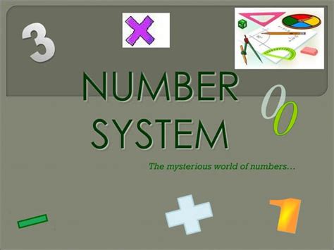 Number System Ppt