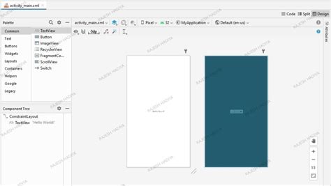 How To Change Default Layout Tab In Android Studio Rajesh Hadiya