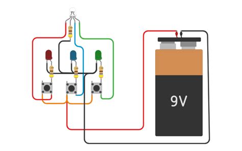 circuit design rgb without arduino tinkercad