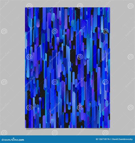 Blue Modern Abstract Gradient Vertical Rounded Stripe Pattern Poster Background Template Stock