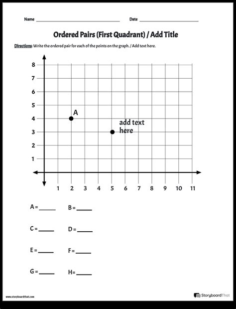 Free Printable Ordered Pairs Worksheets Eduprintkit