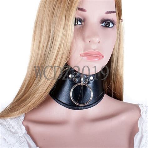 Locking Posture Strict Pu Leather Neck Collar Corset Straighten Up Sm
