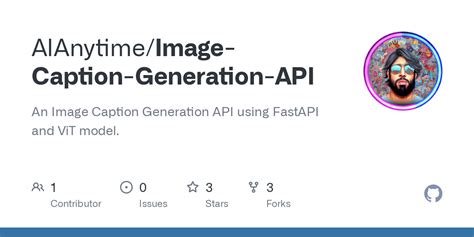 Github Aianytime Image Caption Generation Api An Image Caption