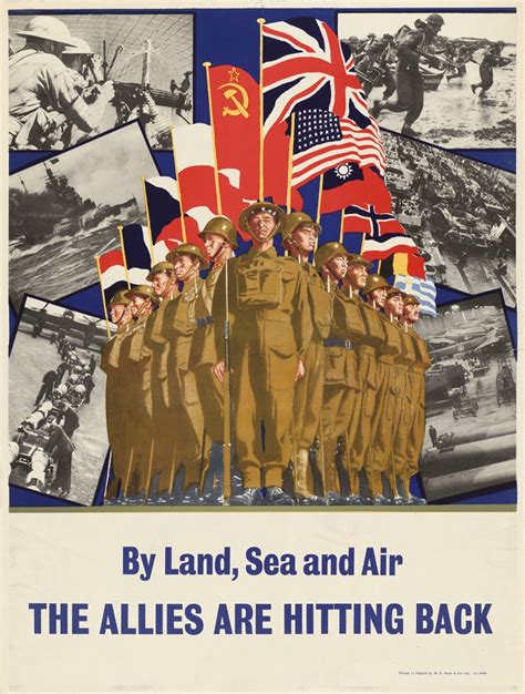 By Land Sea And Air The Allies Are Hitting Back Artvee