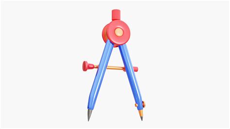 Drawing Compass 3d Model By Souldelf